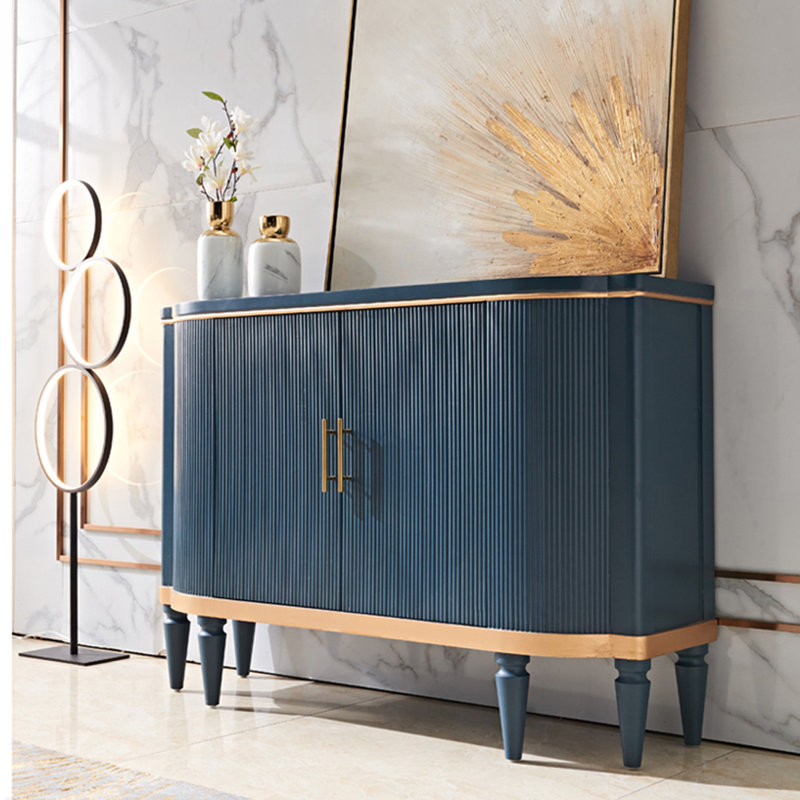 Ammaley 47.24 Sideboard Everly Quinn Color Dark Blue